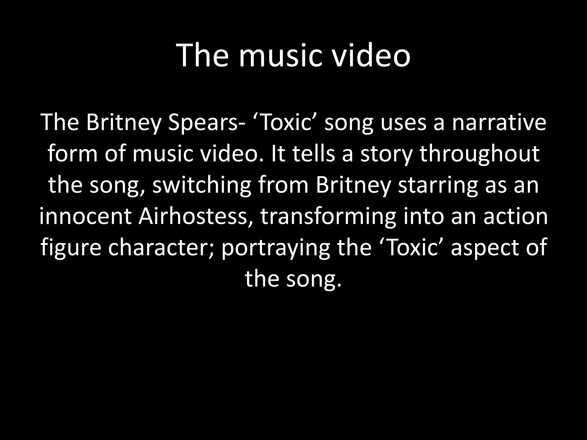 Britney spears toxic | PPTX