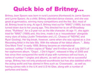Britney spears case study | PPTX | Contemporary Hits/Pop/Top 40 | Music