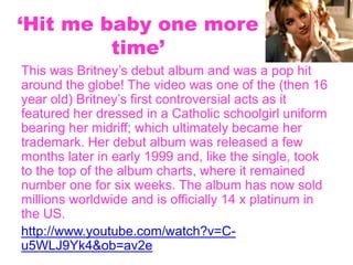 Britney spears case study | PPTX | Contemporary Hits/Pop/Top 40 | Music