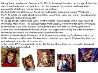 Britney spears case study. | PPT