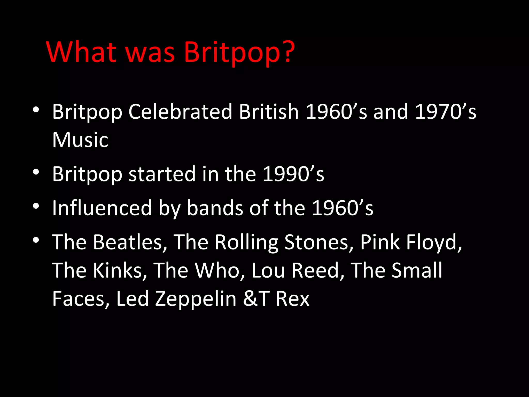 Britpop | PPT