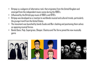 Britpop | PPTX