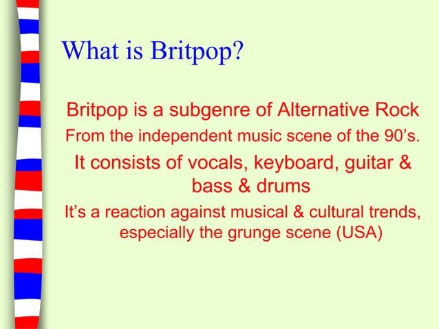 Britpop Powerpoint | PPTX