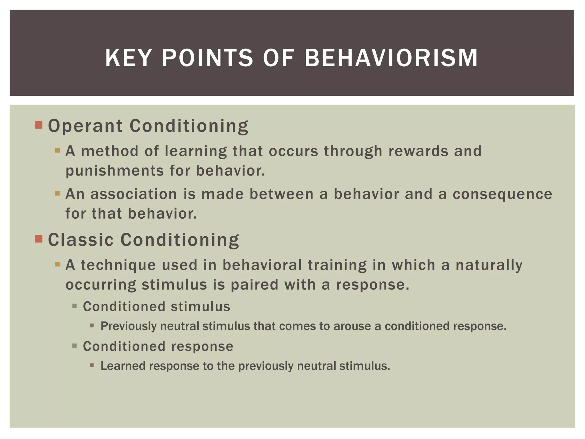 Behaviorism Powerpoint | PPT