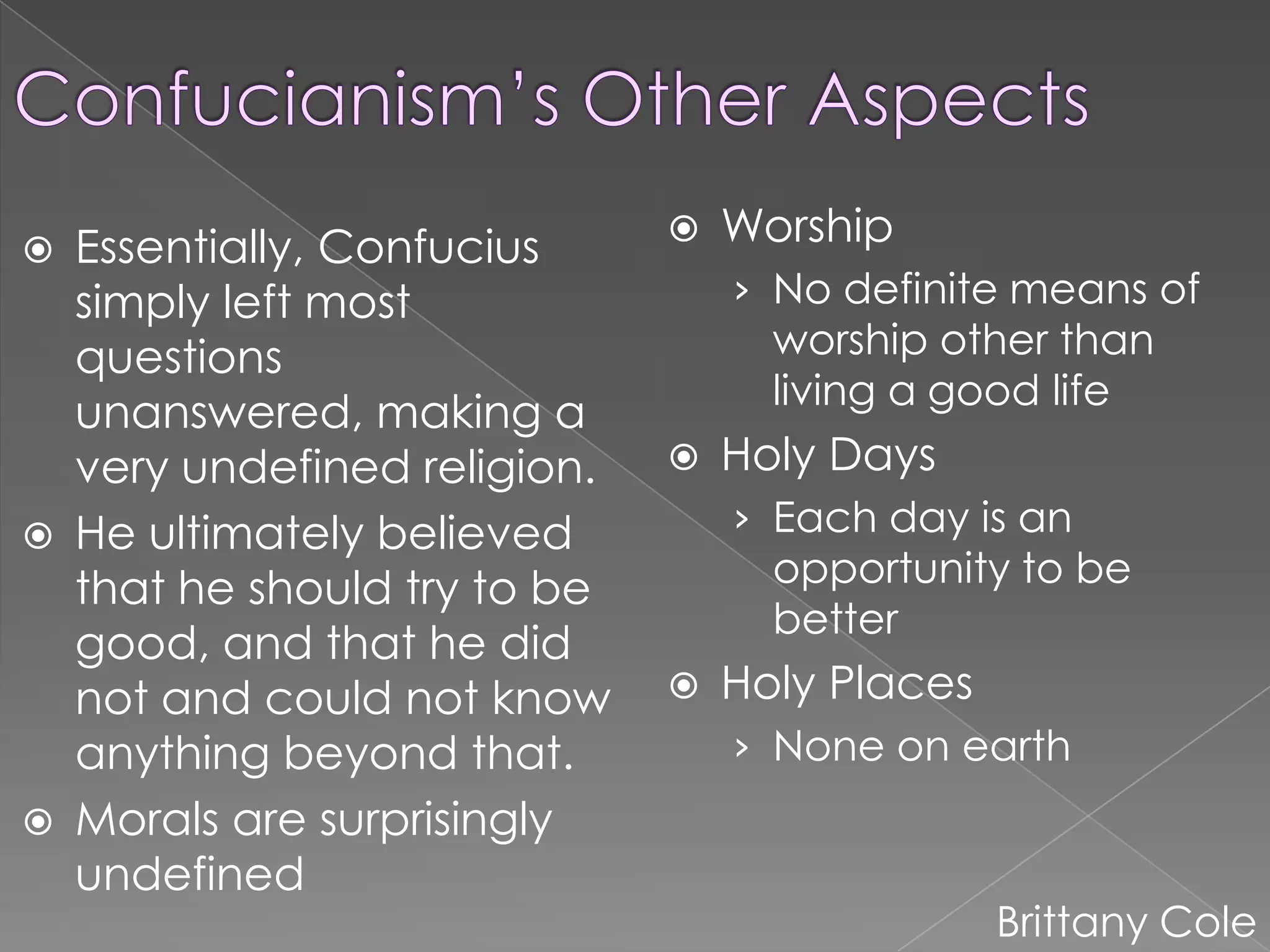 AP Human Geography 2011 - Confucianism and Daoism | PPTX