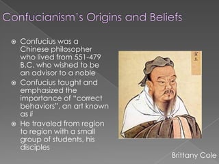 Origin Of Confucianism