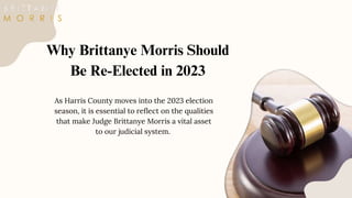 Judge Brittanye Morris: A Guiding Light in Harris County Courts | PPT