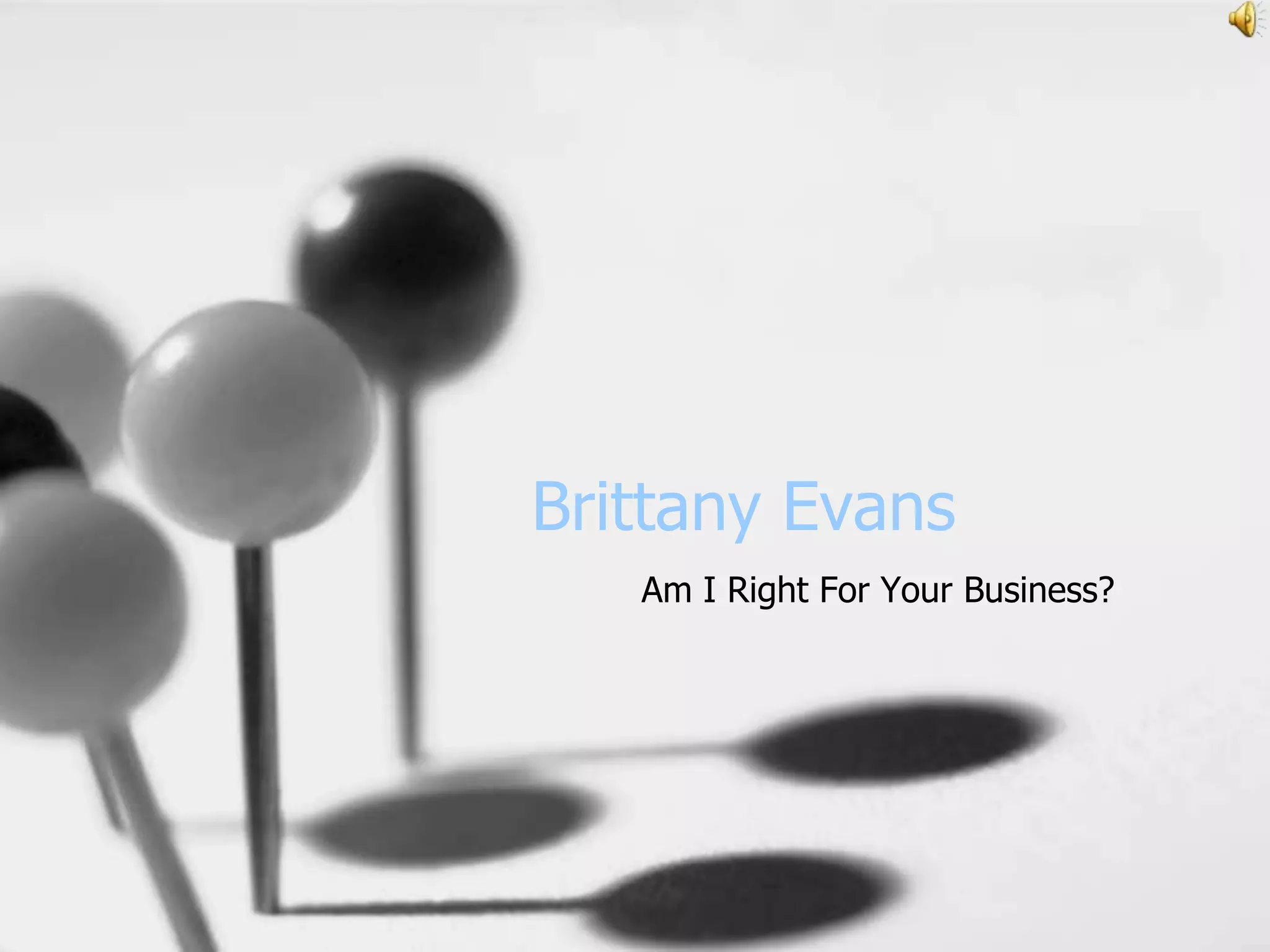 Brittany evans presentation | PPTX