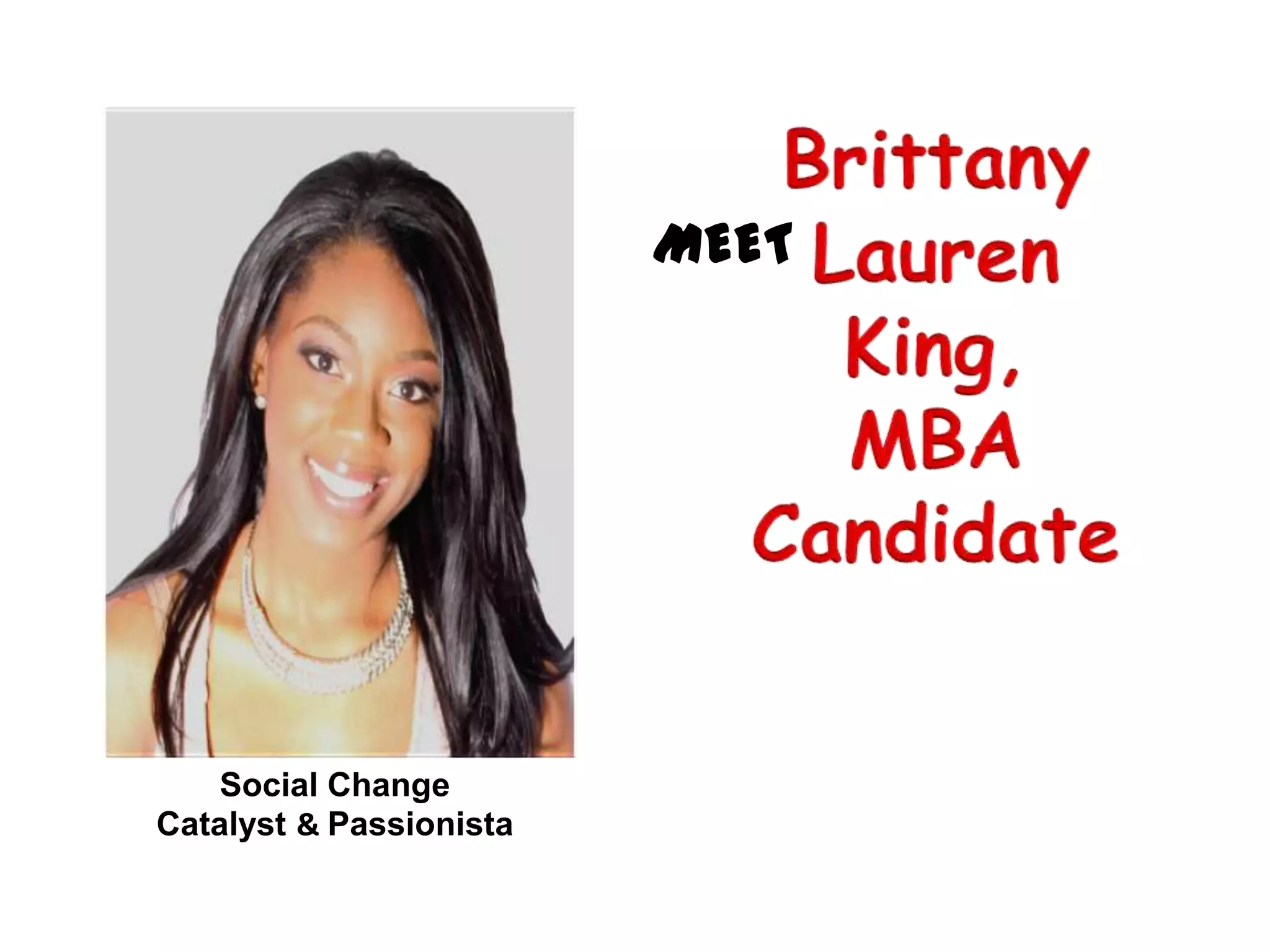 Brittany king startingbloc-essay3 | PPT