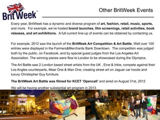 Britweek block party music festival 2013 | PDF