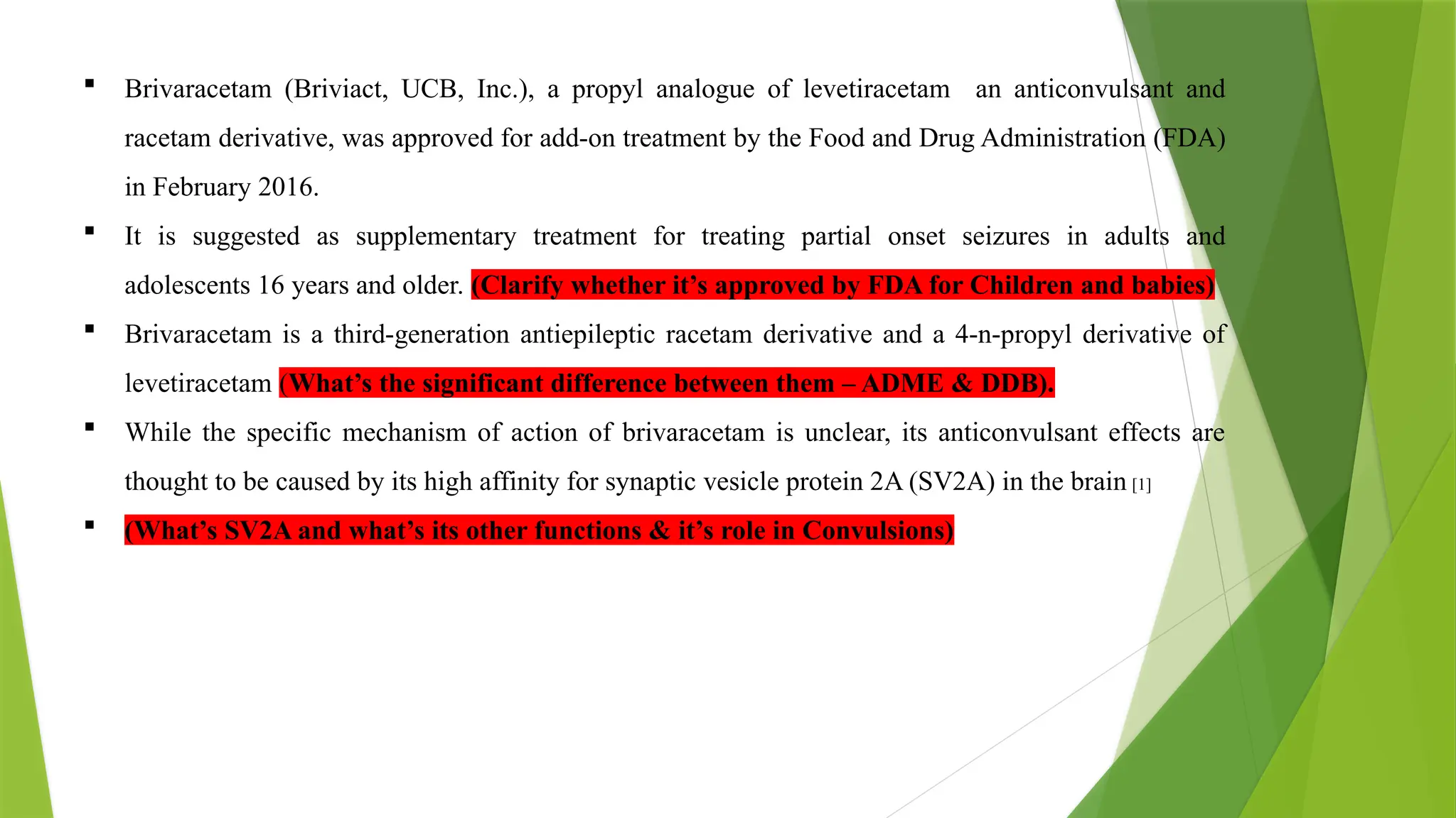 brivaracetam drug information for patients.pptx