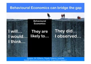Bri williams behavioural economics - 2012 | PDF