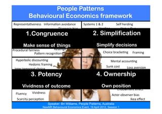Bri williams behavioural economics - 2012 | PDF