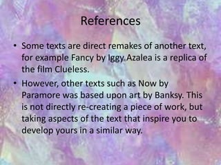 Intertextual analysis | PPTX