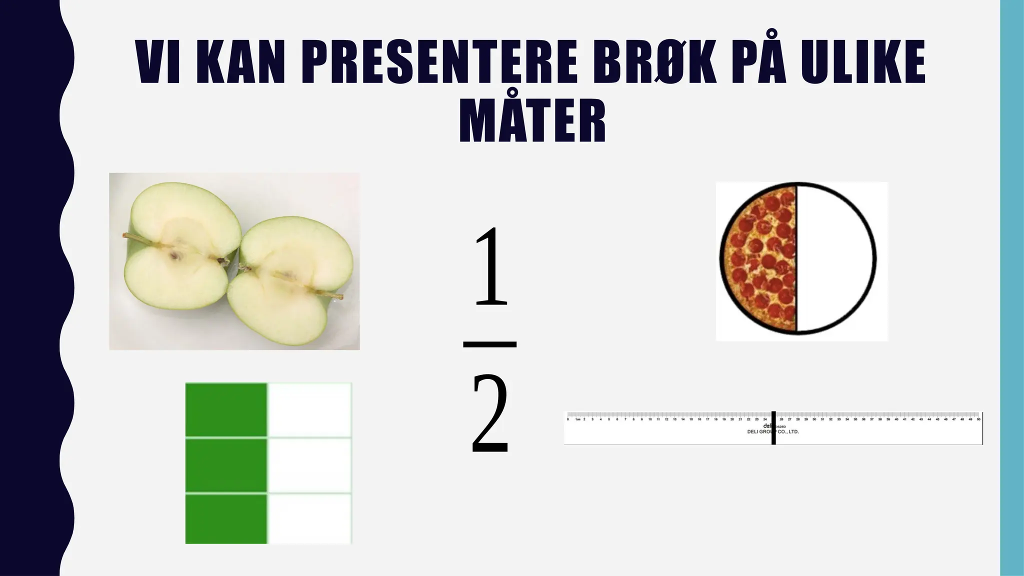 Presentasjon om brøk i Matematikk for 7. klasse | PPTX