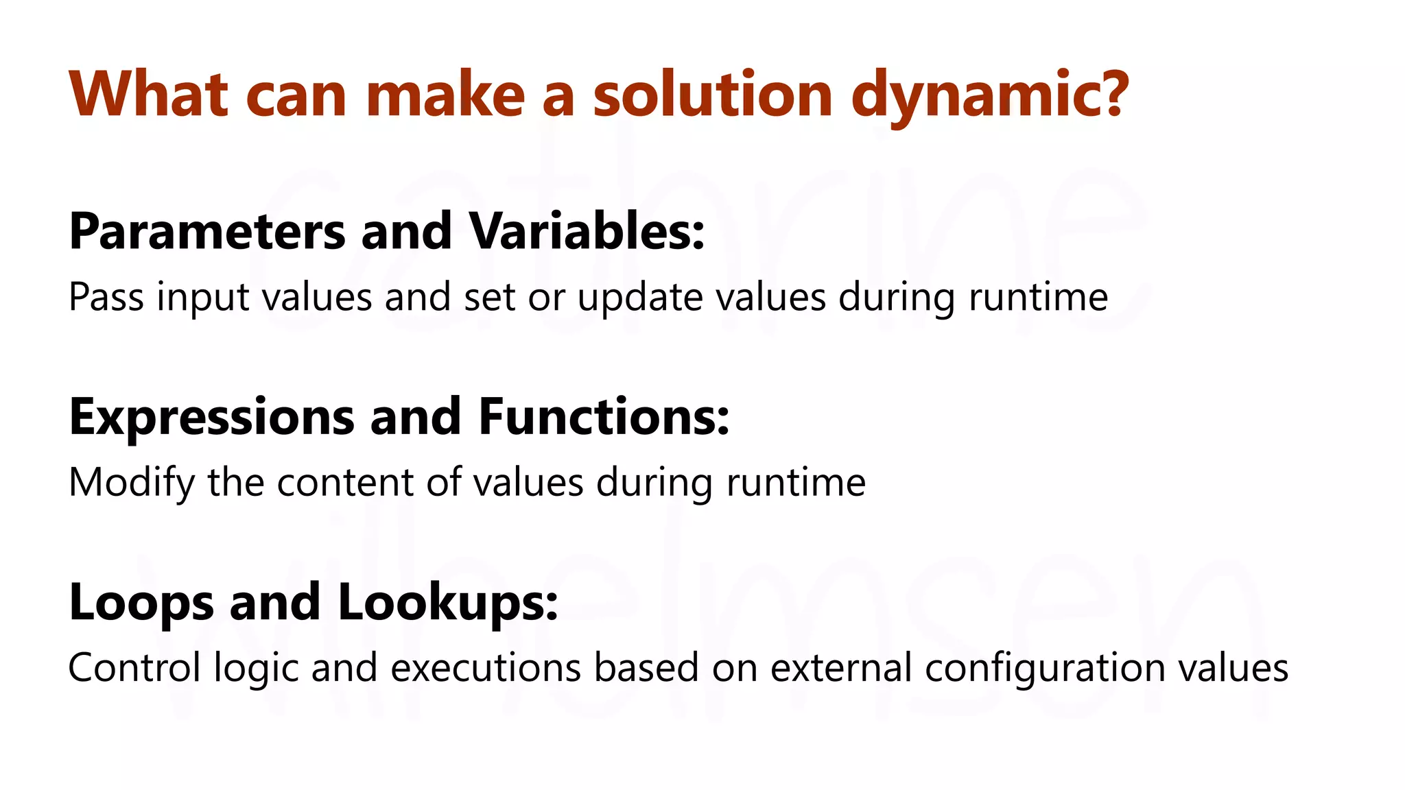 Building Dynamic Data Pipelines In Azure Data Factory Microsoft Ignite 2019 Ppt