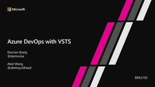 Azure DevOps with VSTS | PPT