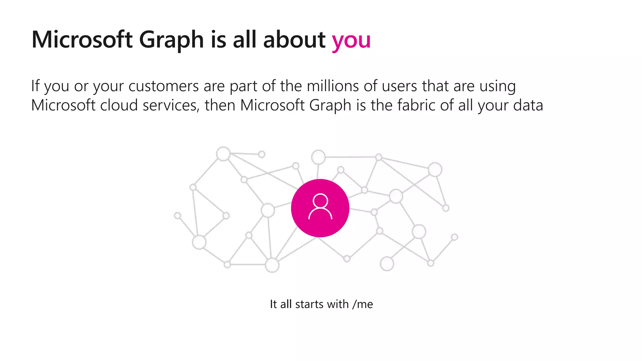 Microsoft Graph: Connect to essential data every app needs | PPTX