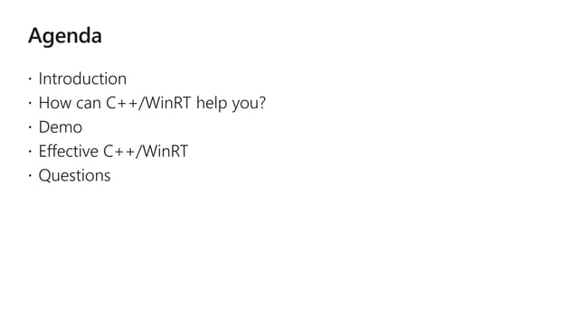 Effective C++/WinRT for UWP and Win32 | PPTX