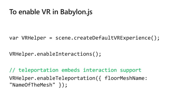WebVR, not just Holograms in the web but powerful platform | PPT