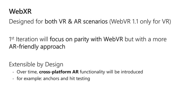 WebVR, not just Holograms in the web but powerful platform | PPT