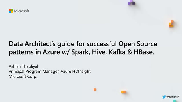 Building Big Data Applications using Spark, Hive, HBase and Kafka | PPTX | Cloud Computing ...