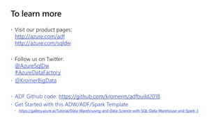 Develop scalable analytical solutions with Azure Data Factory & Azure ...