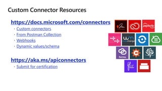 Developing custom connectors for Microsoft Flow and PowerApps | PPTX | Cloud Computing | Internet