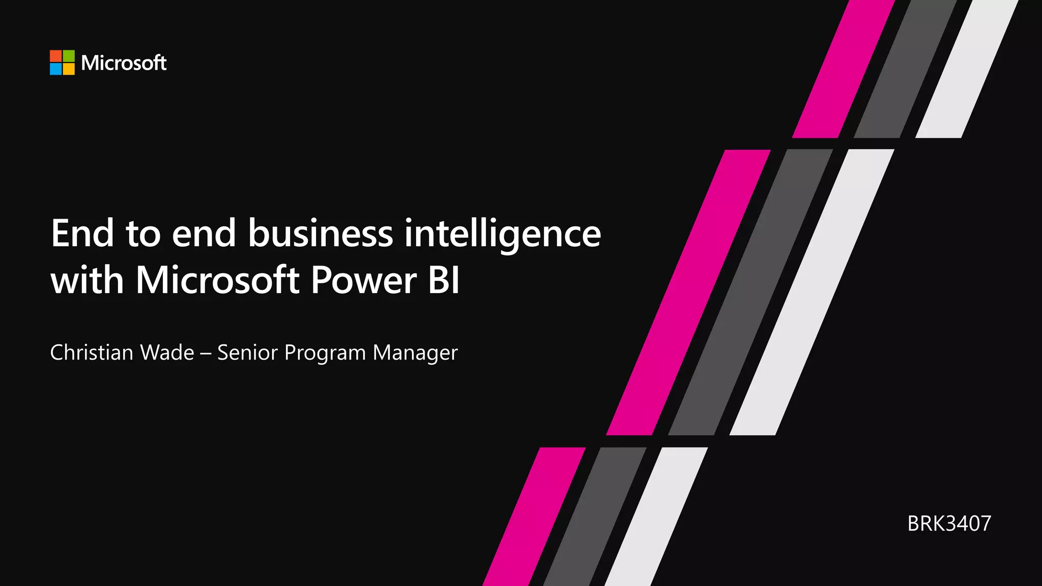 End to end business intelligence with Microsoft Power BI | PPT