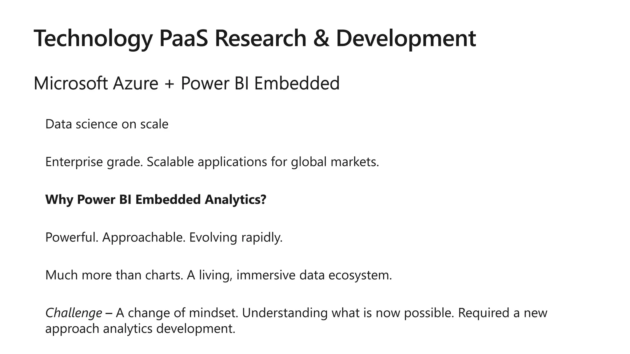 Supercharge your app with Power BI Embedded analytics | PPTX