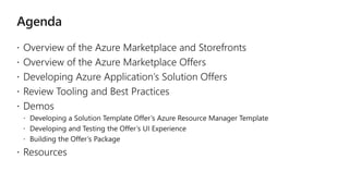 Building Solution Templates and Managed Applications for the Azure ...