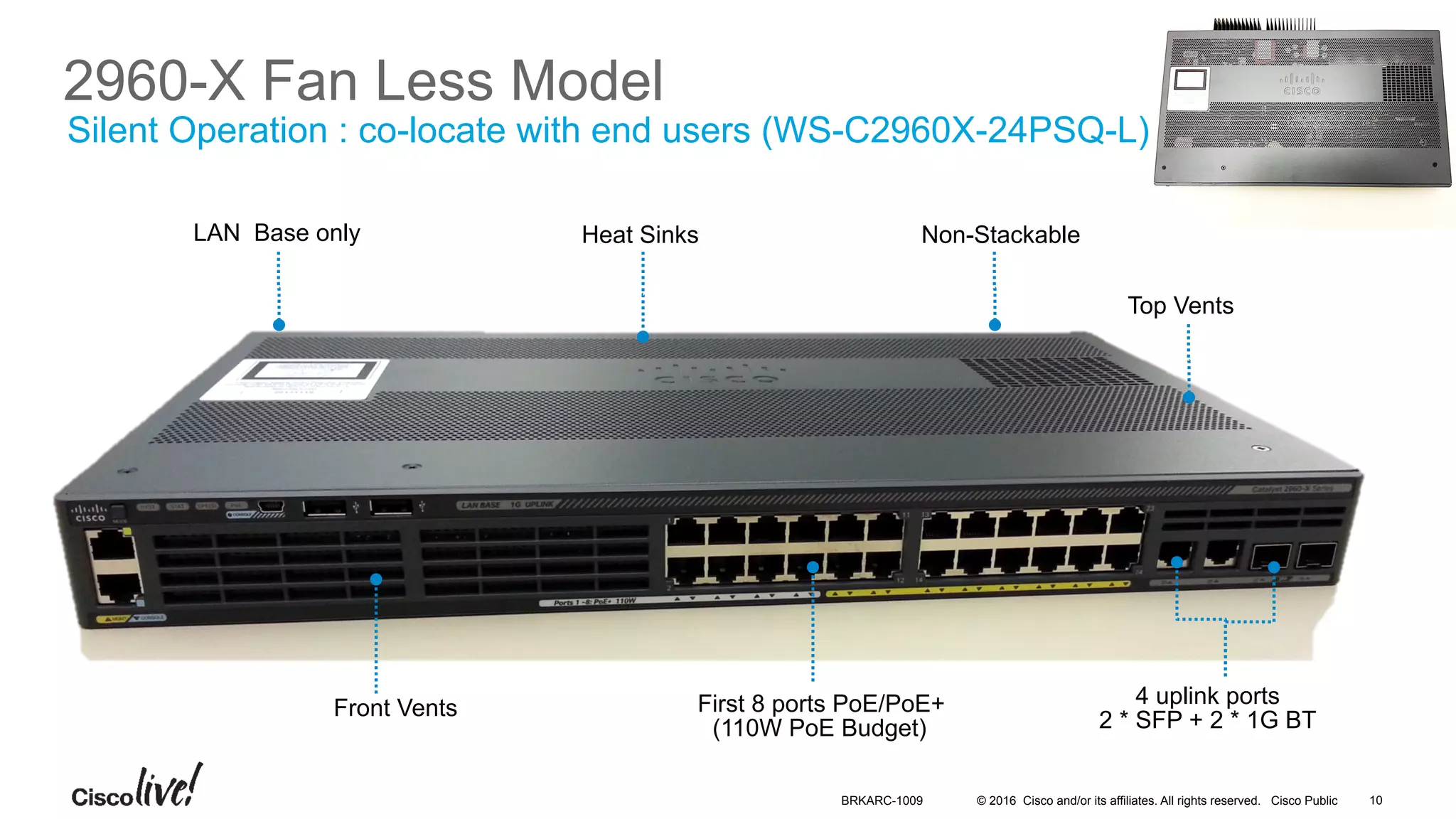 Cisco Catalyst 2960-X Series Switching Architecture | PDF