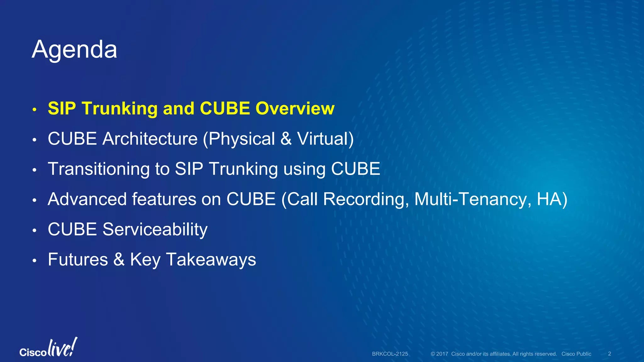 Deploying Sip Trunks With Cisco Unified Border Element Cubevcube