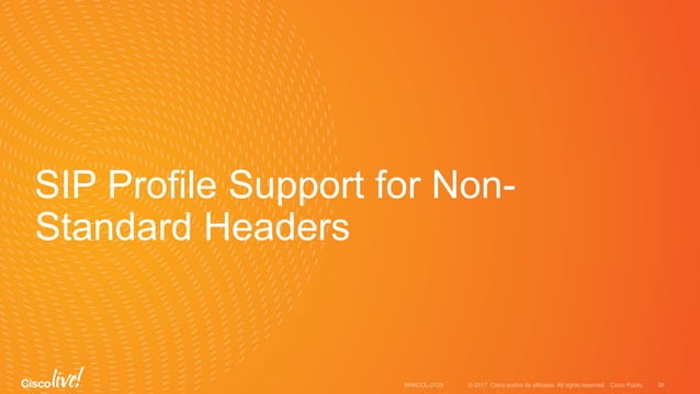 Deploying SIP Trunks with Cisco Unified Border Element (CUBE/vCUBE ...