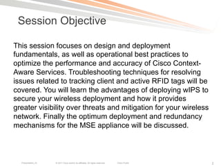 Deploying the Cisco Mobility Services Engine for Advanced Wireless ...