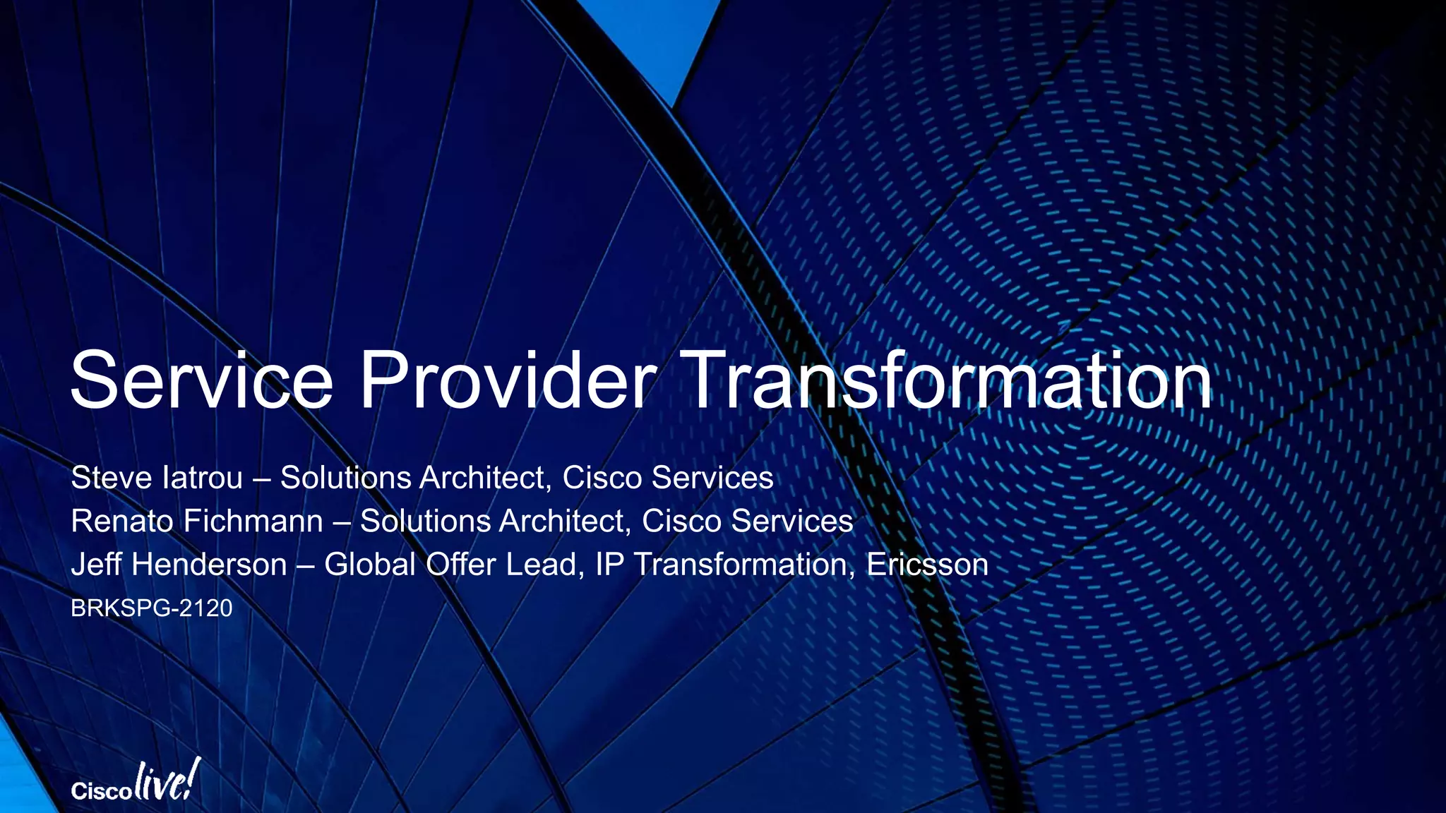Service Provider Transformation | PPT