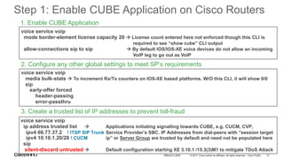 Cisco Live! :: Deploying SIP Trunks with Cisco Unified Border Element ...