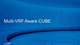 Cisco Live! :: Deploying SIP Trunks with Cisco Unified Border Element ...