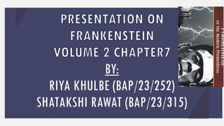 Frankenstein Vol. 2 Ch. 7: Isolation & Rage | PDF
