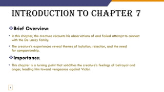 Frankenstein Vol. 2 Ch. 7: Isolation & Rage | PPT