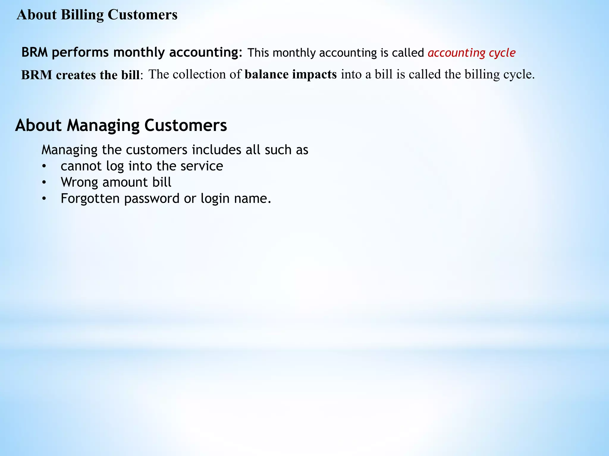 Billing and Revenue Management | PPTX