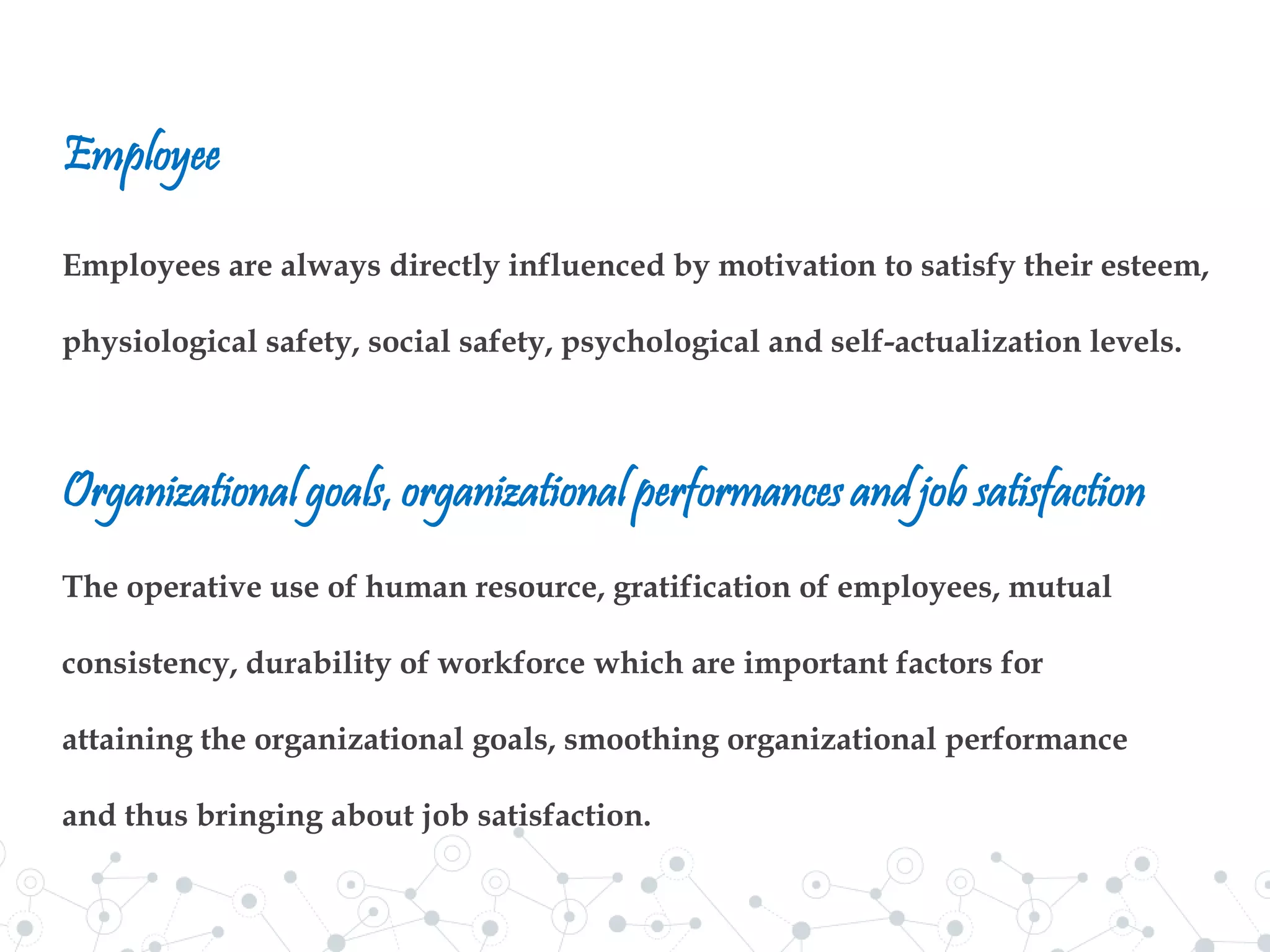 Impact Of Motivation On Employee Performance Pptx Human Resources Business