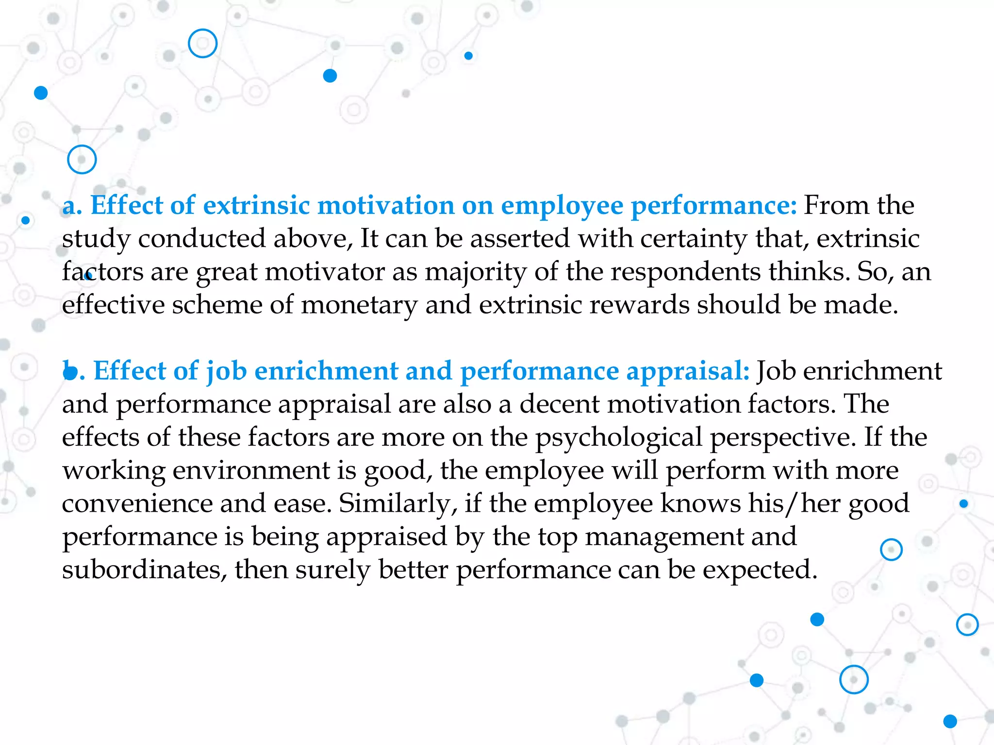 Impact of motivation on employee performance | PPTX