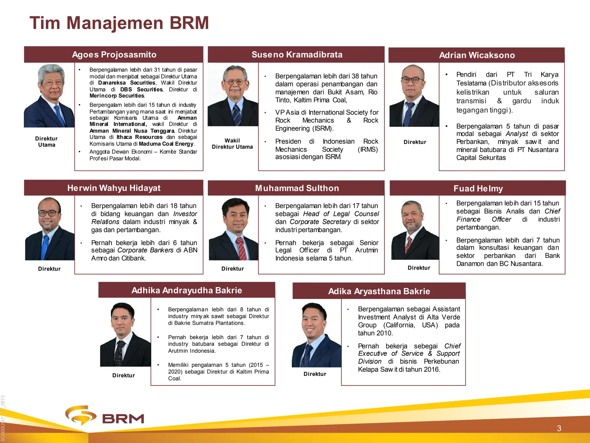 Paparan publik tahunan pt. bumi resources minerals | PDF