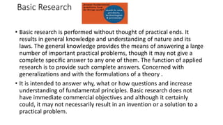 Brm types of research | PPTX