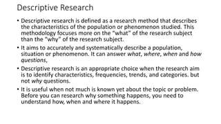 Brm types of research | PPTX