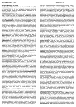 Brm unit iv - cheet sheet | PDF