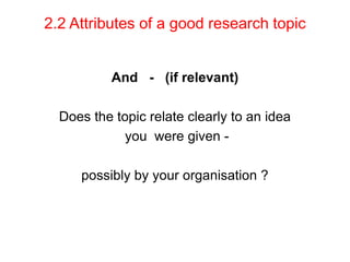 BRM 2-Formulating and clarifying Research Topic Lecture 3.ppt