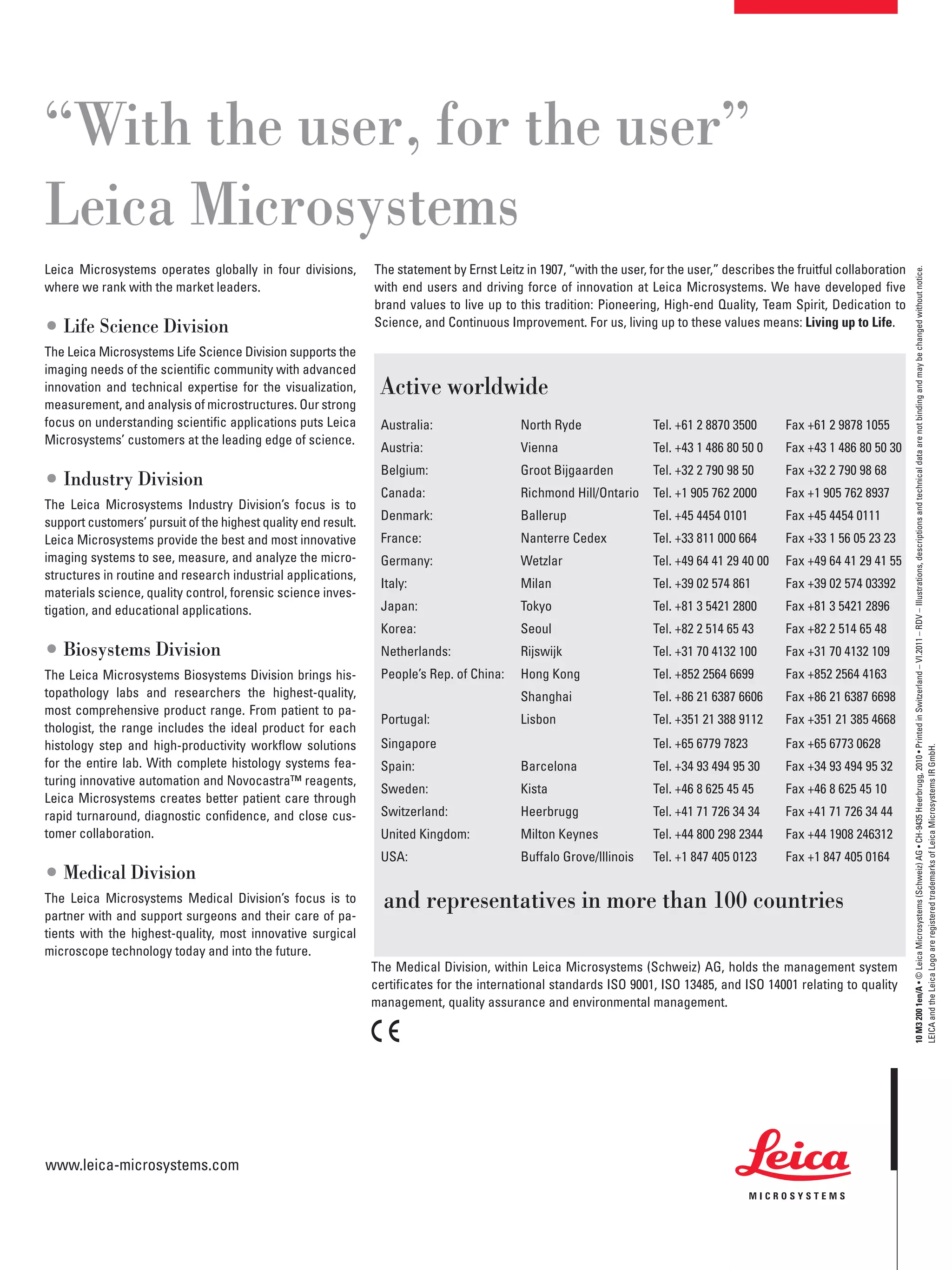 Leica Microscope | PDF