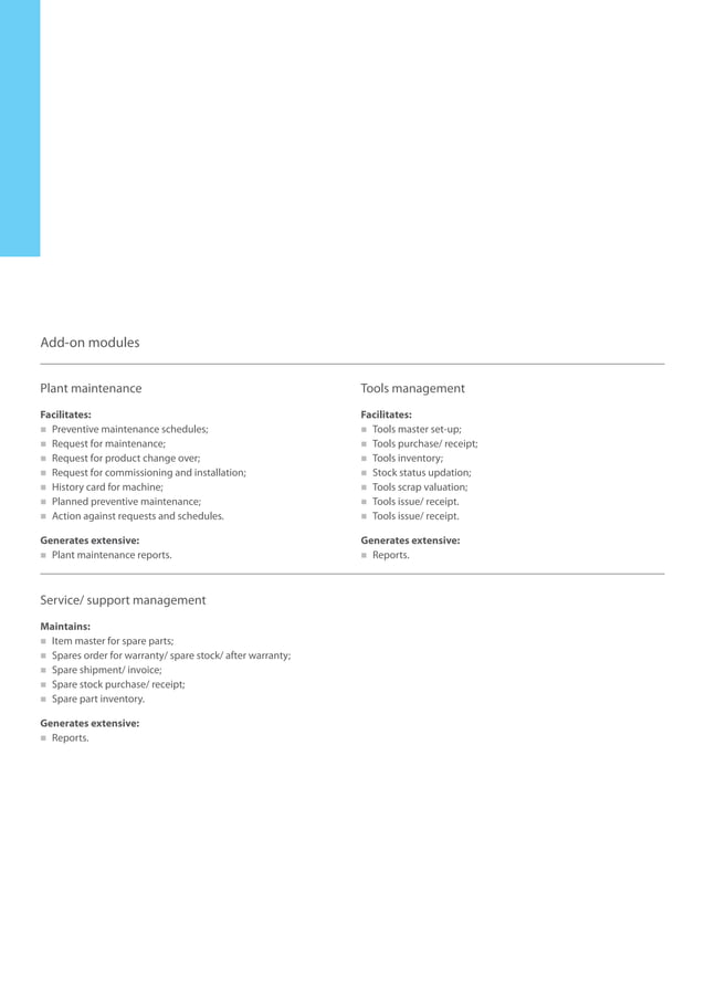 TCS ION Brouchre Manufacturing | PDF